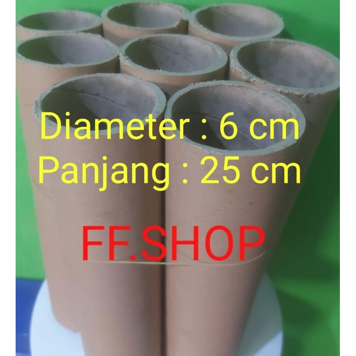 Jual Selongsong/Bobin/Paper Core/Cones Dm 6 x 10,15,20,25cm | Shopee Indonesia