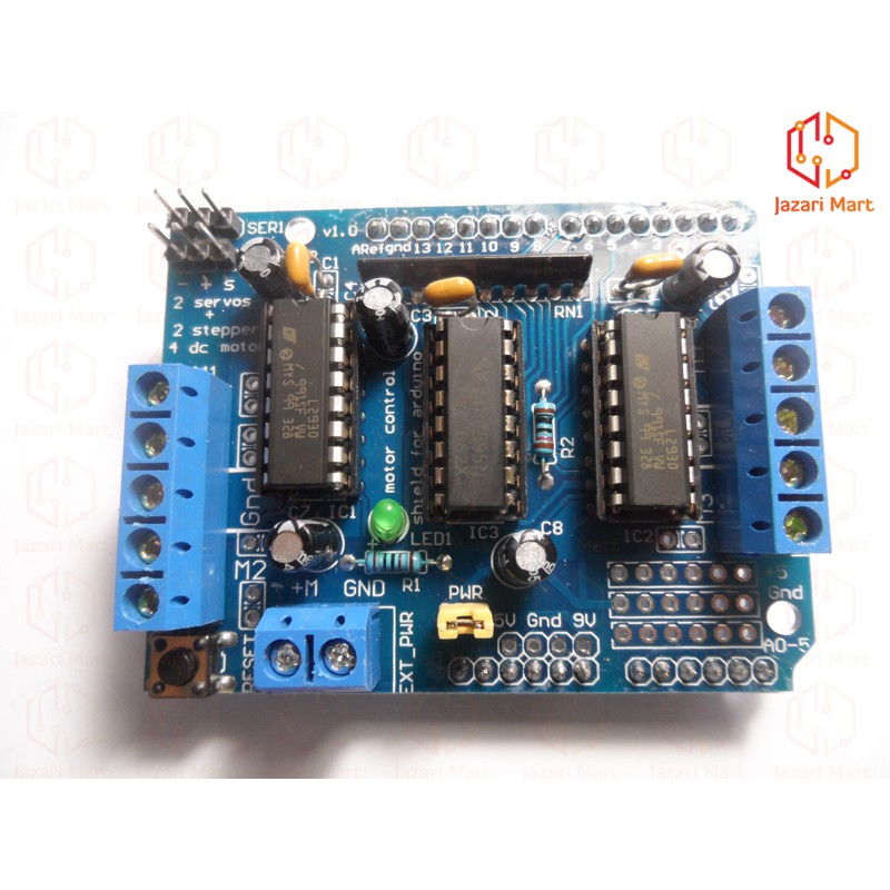 Jual L293D Motor Driver Shield for Arduino | Shopee Indonesia