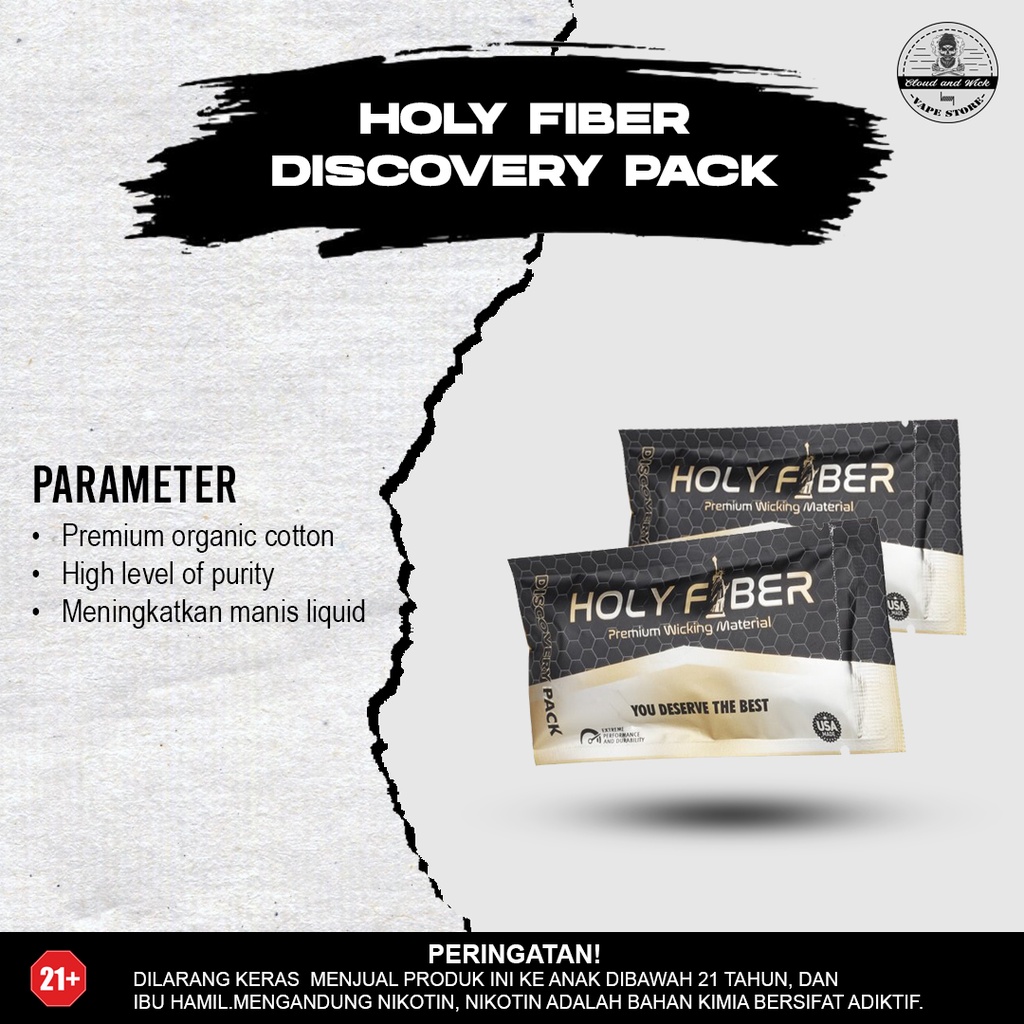 Jual KAPAS HOLY FIBER DISCOVERY PACK MINI OTENTIK | Shopee Indonesia