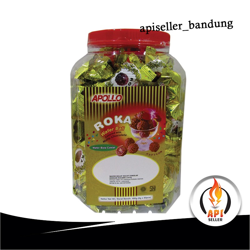 Jual Apollo Roka Wafer Ball Toples 420gr | Shopee Indonesia