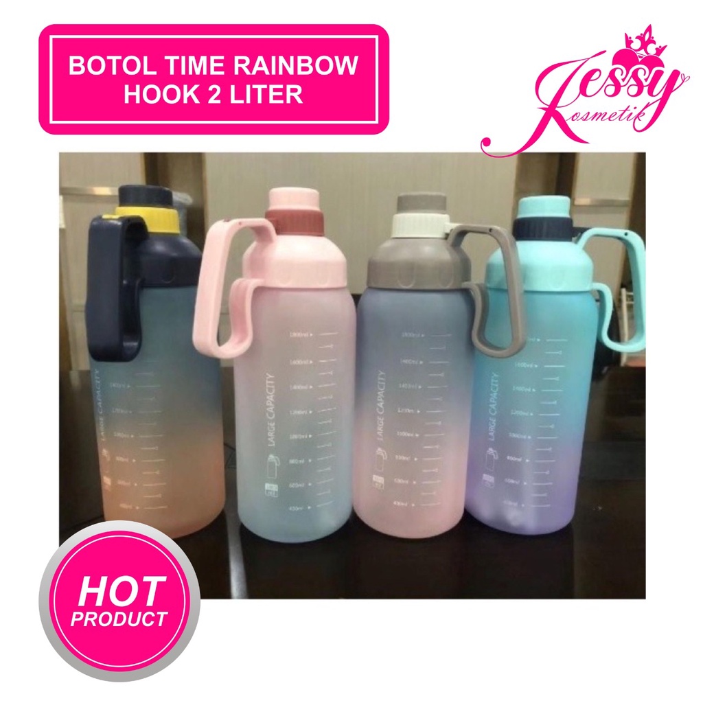 Jual [600gr] T551 | BOTOL TIME RAINBOW HOOK 1,8 LITER | Shopee Indonesia