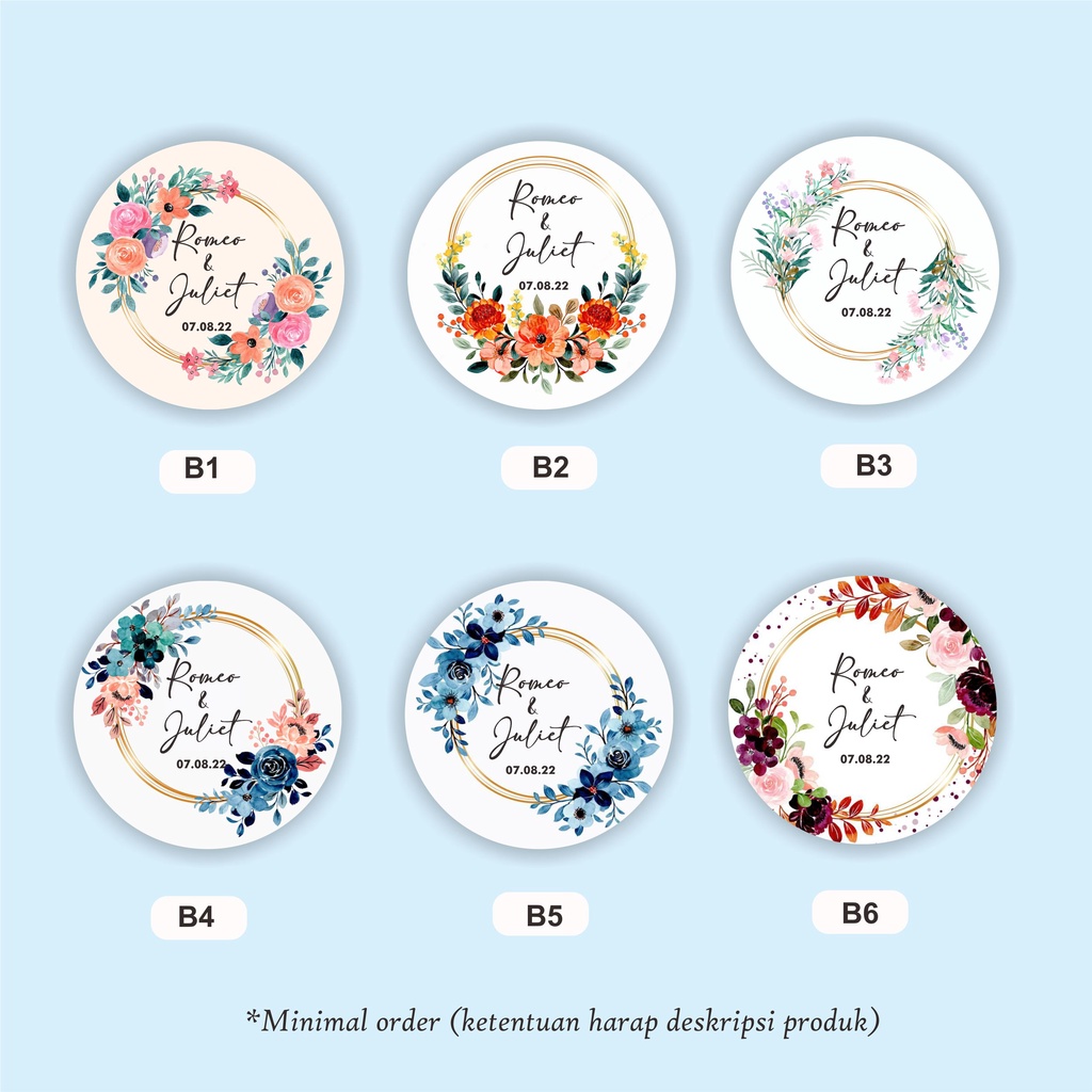 Jual 160pcs Stiker Souvenir Pernikahan / Stiker Ucapan / Stiker ...