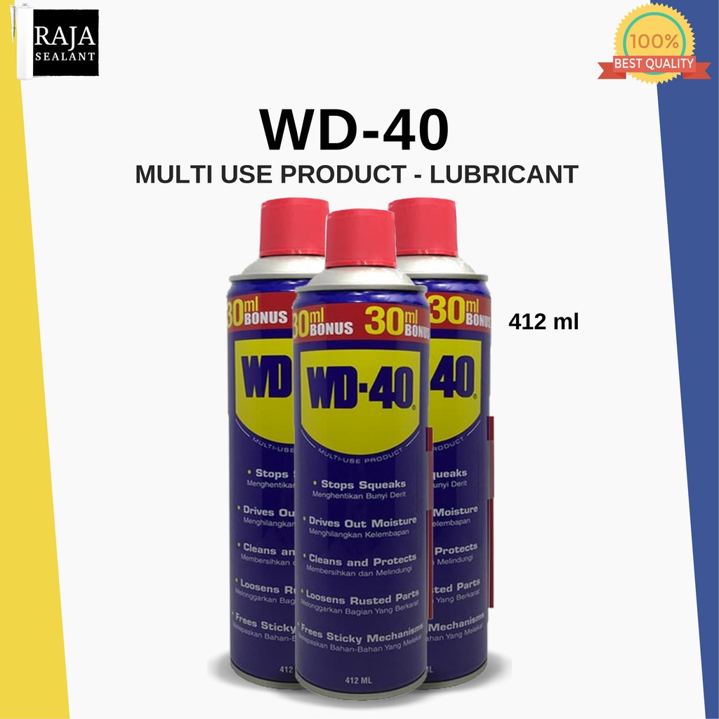 Jual WD40 / WD 40 Pelumas Anti Karat Lubricant 412ml | Shopee Indonesia