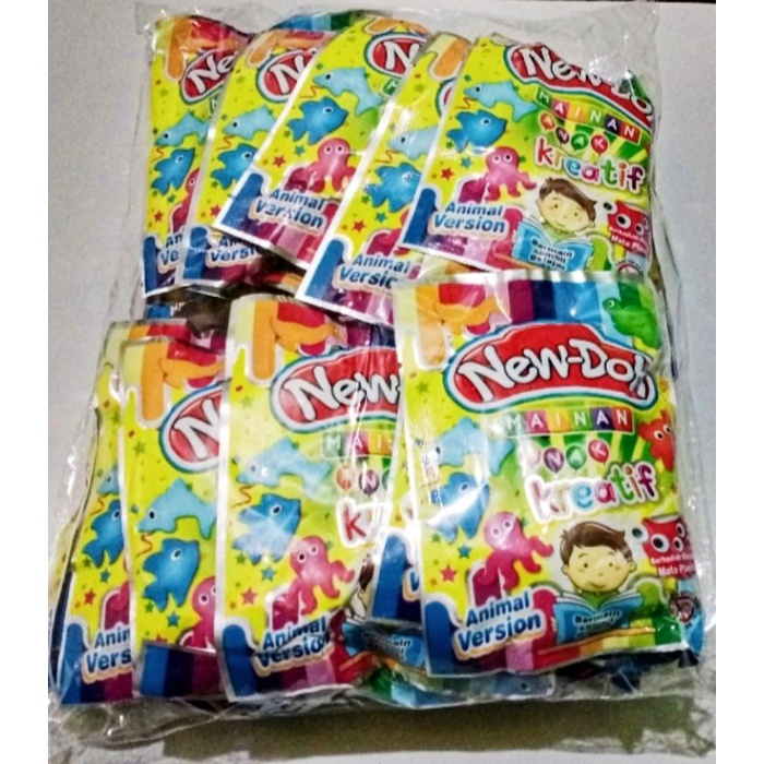 Jual ISI 20 PCS NEW DOH MAINAN GROSIR / MAINAN KREATIFITAS ANAK ...