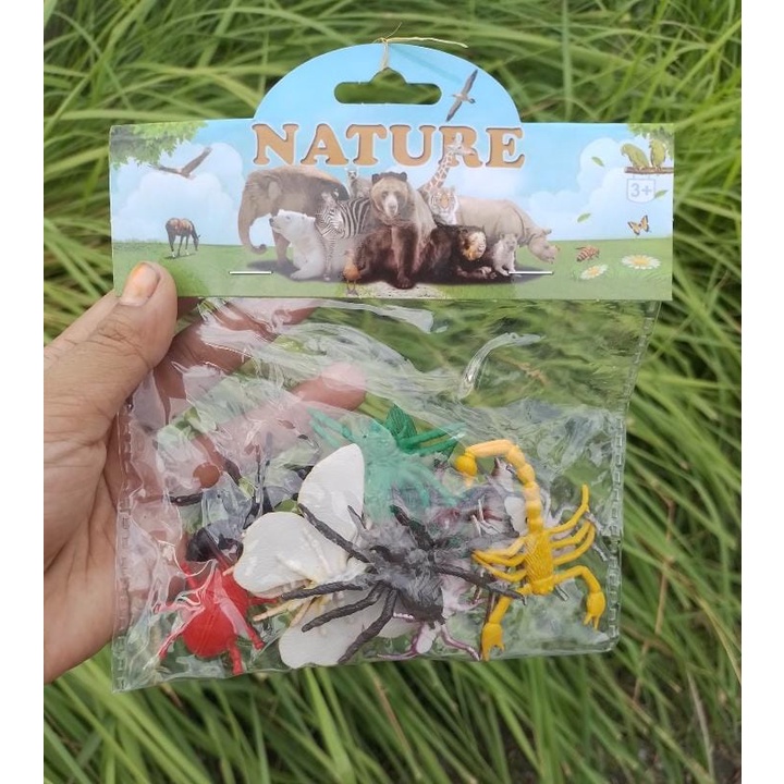 Jual Mainan Anak Hewan Karet Serangga YX066 /Mainan Edukasi Anak ...