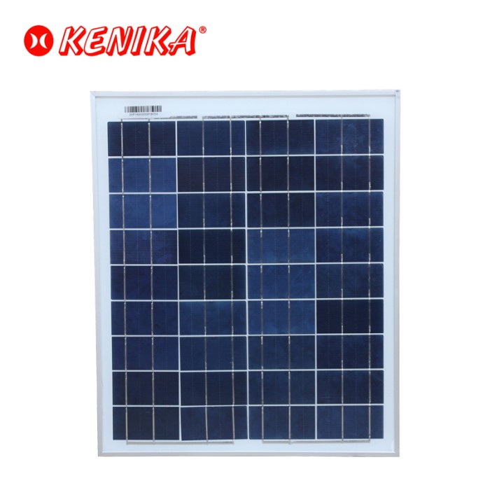 Jual PANEL SURYA KENIKA 20WP / 18V PV POLYCRYSTALLINE SOLAR MODULE ...