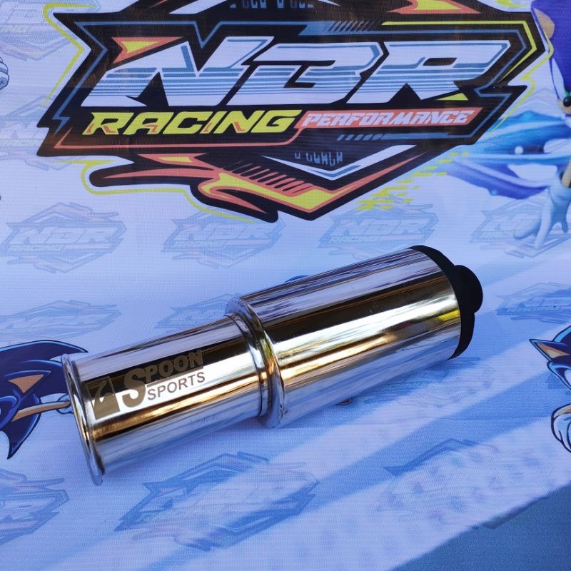 Jual Knalpot Mobil SPOON Chrom Suara Bass Padat Universal Untuk Semua ...