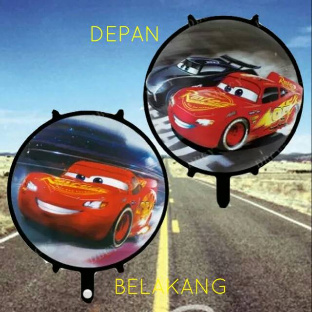 Jual Balon mobil / balon cars bulat / mobil balap mc queen | Shopee ...