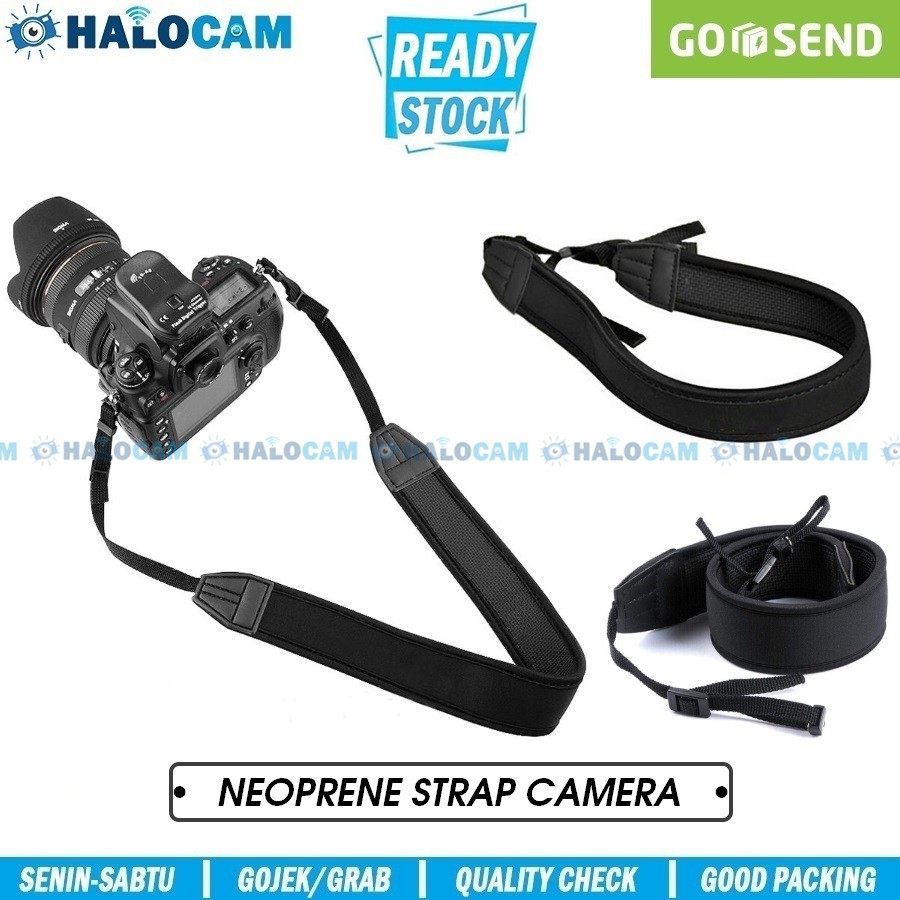 Jual Neoprene Neck Strap Camera / Tali Kamera DSLR Mirrorless Canon ...