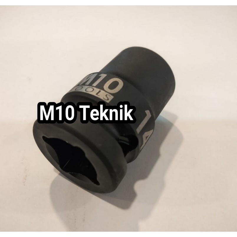 Jual IMPACT SOCKET DRIVE 1/2" UKURAN 14 MM MERK M10 | Shopee Indonesia
