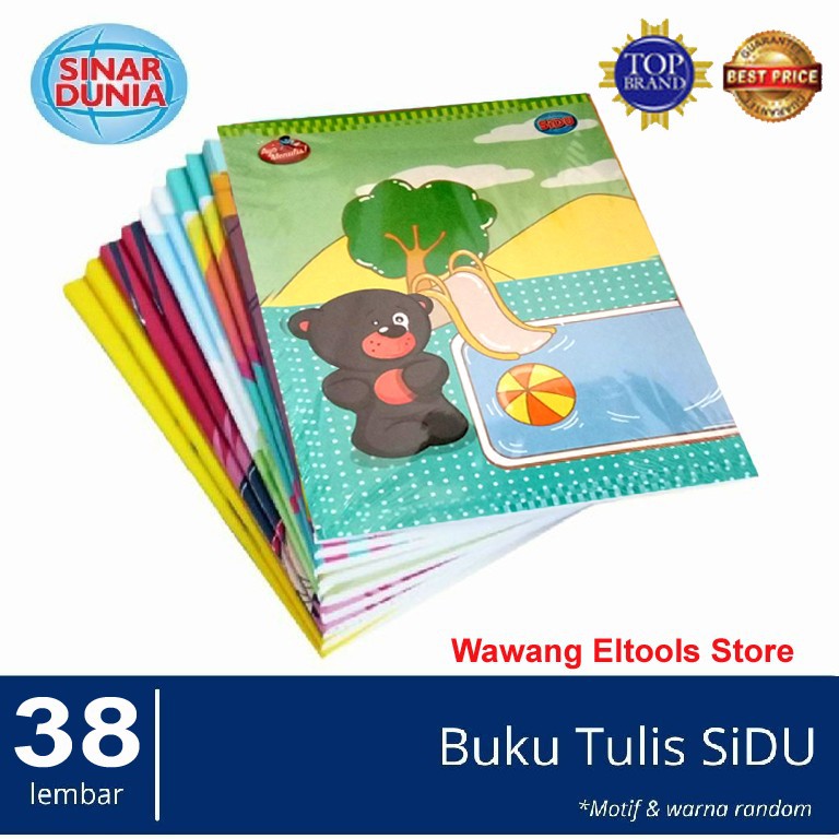 Jual Buku Tulis Sinar Dunia Isi 38 Lembar Per Pack 10 Buku - Sidu 38 ...