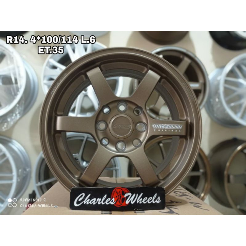 Jual Velg TE37 Bronze R14 | Shopee Indonesia