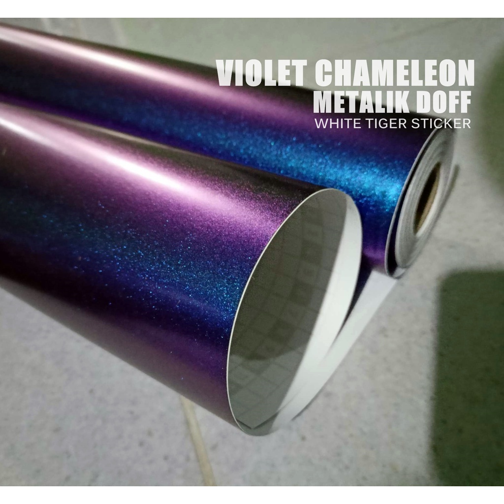 Jual SKOTLET STIKER MOTOR VIOLET GOLD BUNGLON CHAMELEON SKOTLET VIOLET ...