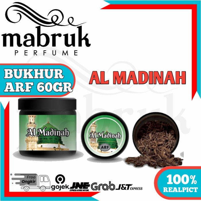 Jual Bukhur Al Madinah ARF 60gr Buhur AlMadinah Dupa Gahru Ar Rafif ...