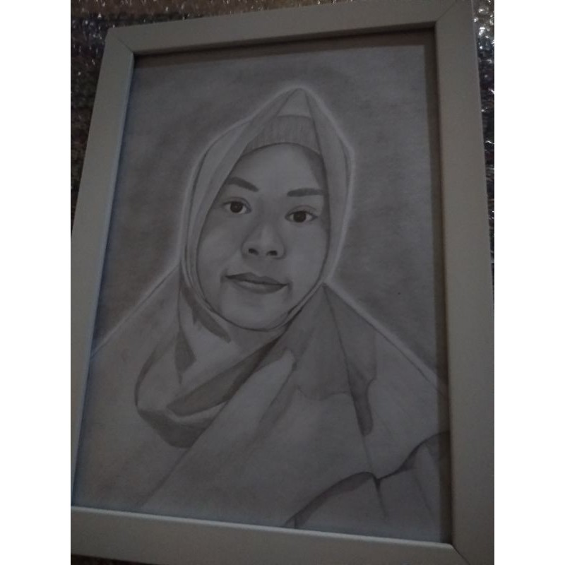 Jual SKETSA 2 WAJAH MURAH A4 + FRAME | Shopee Indonesia