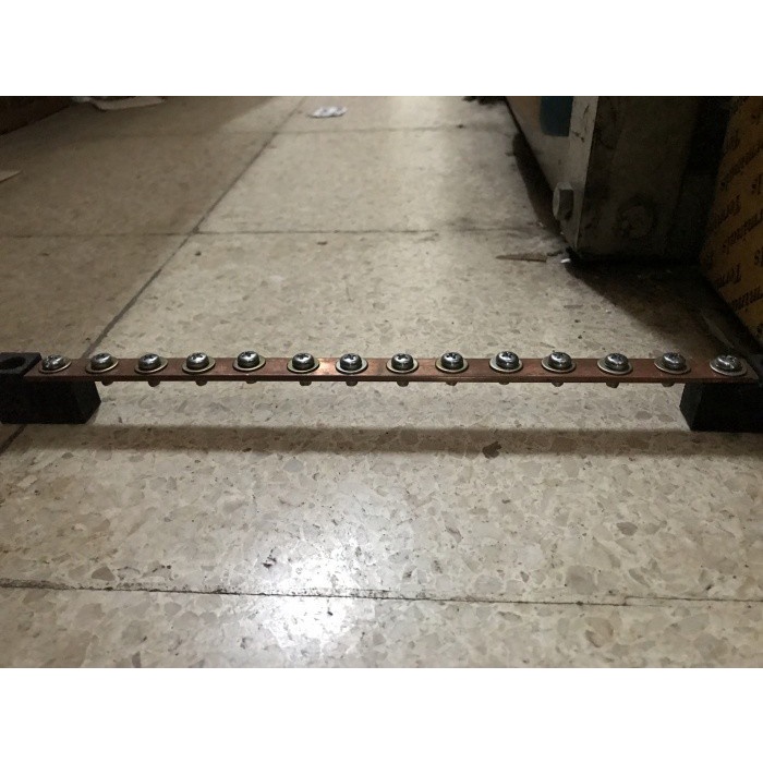 Jual Busbar Support 14 Baut Nol Klem Arde 14 Baut Tembaga Grounding ...