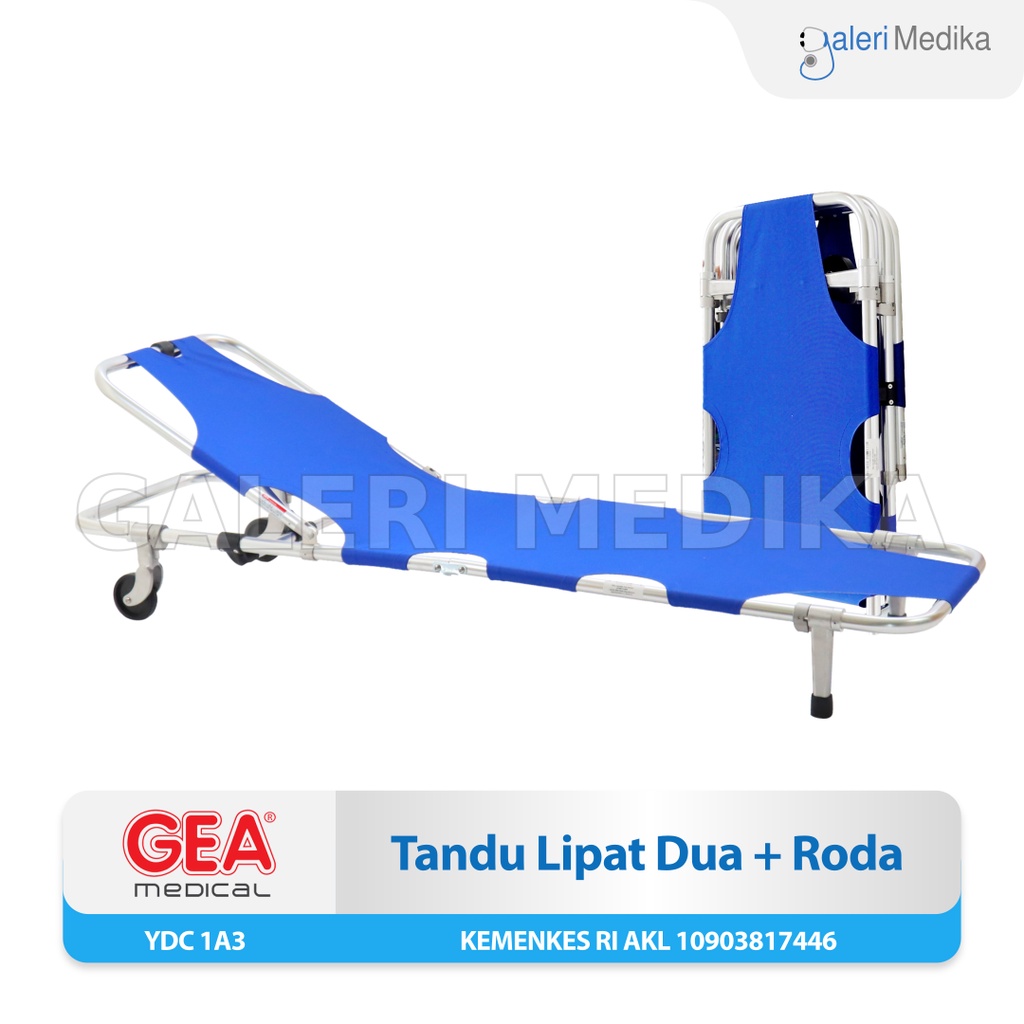 Jual Folding Stretcher / Tandu Lipat 2 Plus Roda GEA YDC-1A3 / YDC 1A3 ...