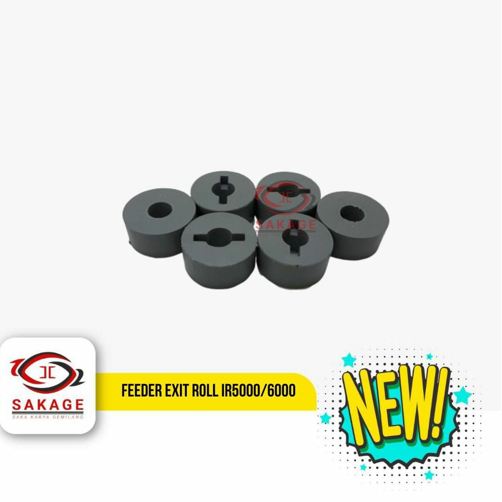 Jual FEEDER EXIT ROLL CANON IR 5000 / 6570 / 5075 (1 SET 6 PCS ...