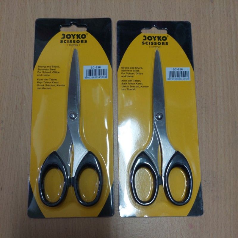 Jual Gunting Sedang SC-838 JOYKO / Gunting Stainless Joyko 838 | Shopee ...