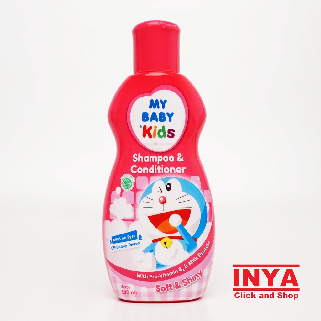 Jual MY BABY KIDS SHAMPOO & CONDITIONER SOFT & SHINY 180ml | Shopee ...