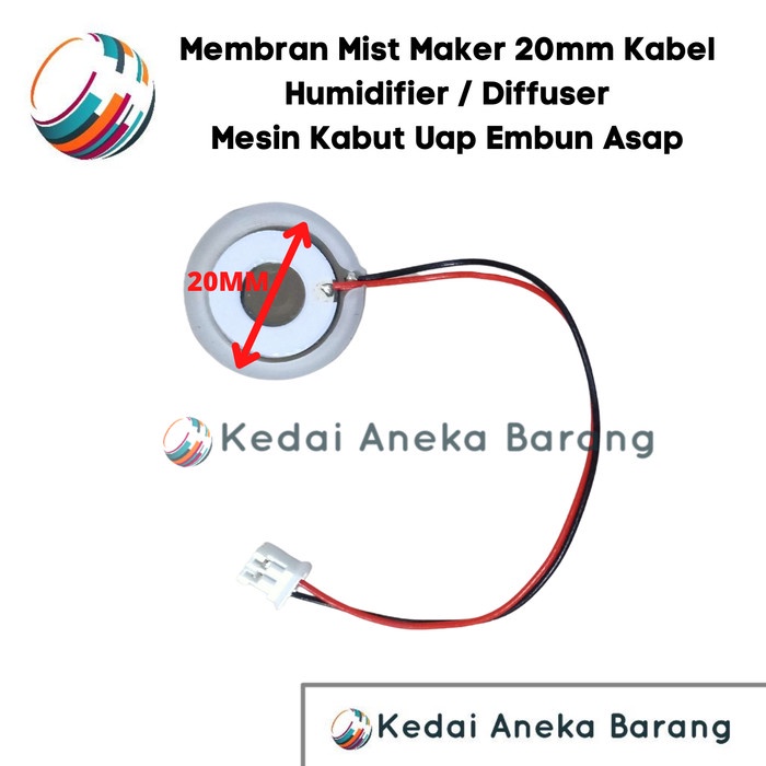Jual Membran 20mm Kabel Cable Socket Soket Plug Mata Transducer Ceramic ...