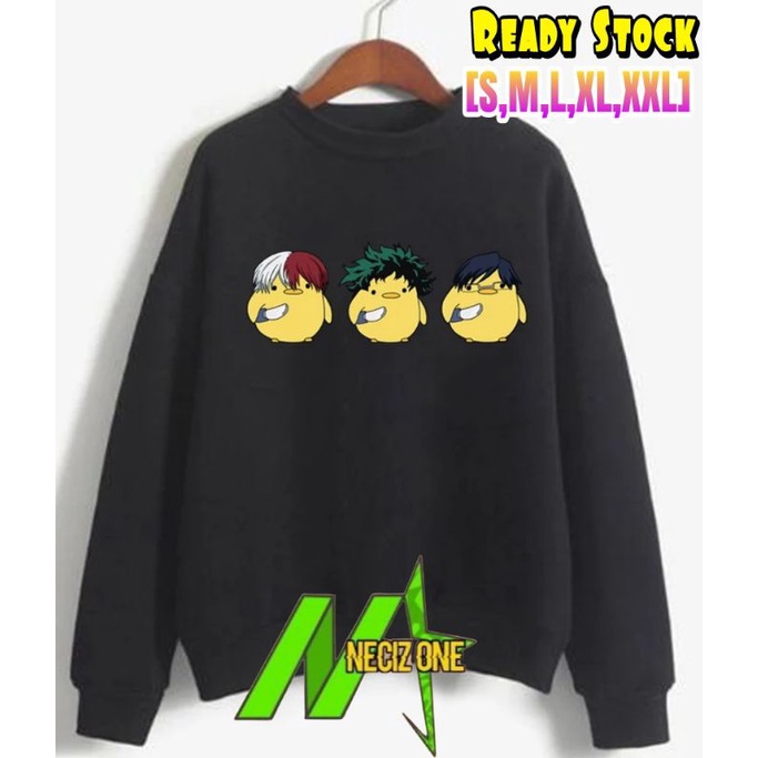 Jual MHA MY HERO ACADEMIA ANIME JEPANG SWEATER CREW NECK KEREN SHOTO ...