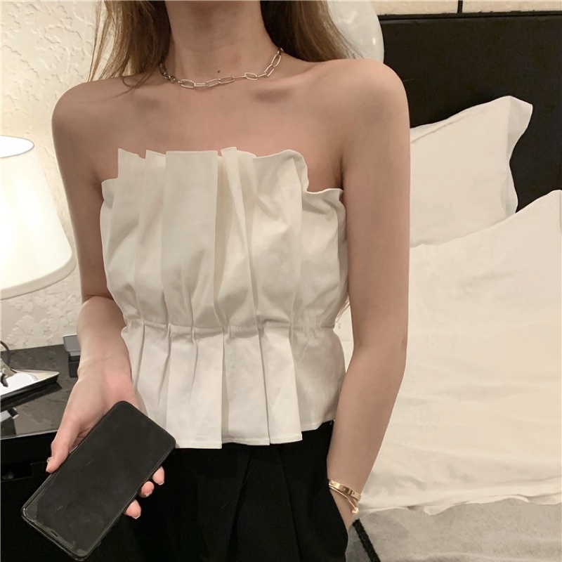 Jual Hye Top (Korean Ruffle Top Import) | Shopee Indonesia