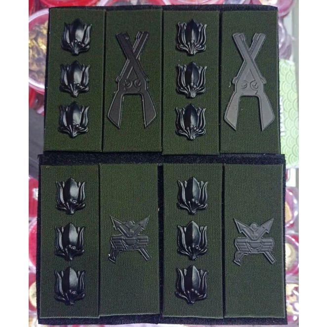 Jual Pangkat Kerah Baju PDL Korps Infantry (mayor,letkol,kolonel) bahan ...