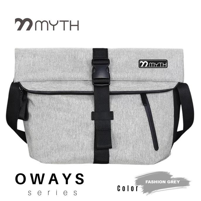 Jual MYTH series Oways Messenger Bag/ Tas Selempang/ Tas Laptop/ Tas Kerja - Abu-abu Muda ...