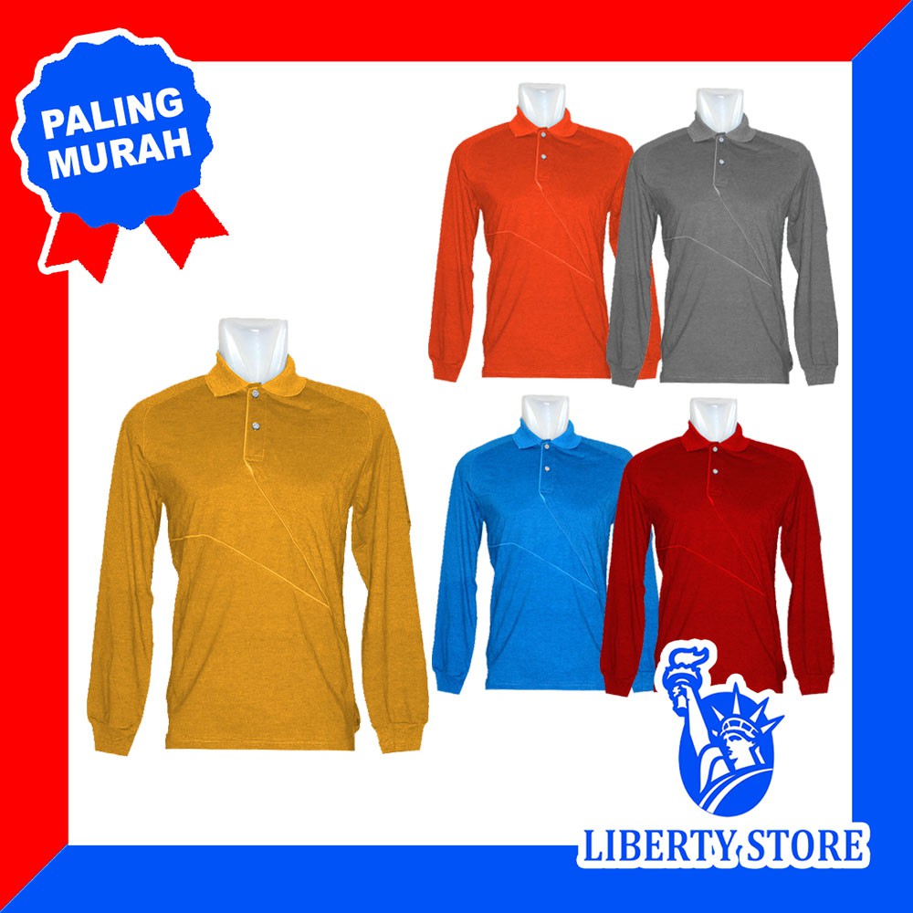 Jual Baju Atasan Olahraga Lengan Panjang Wanita Pria DICK WOLVES KAFA RK POLO | Shopee Indonesia