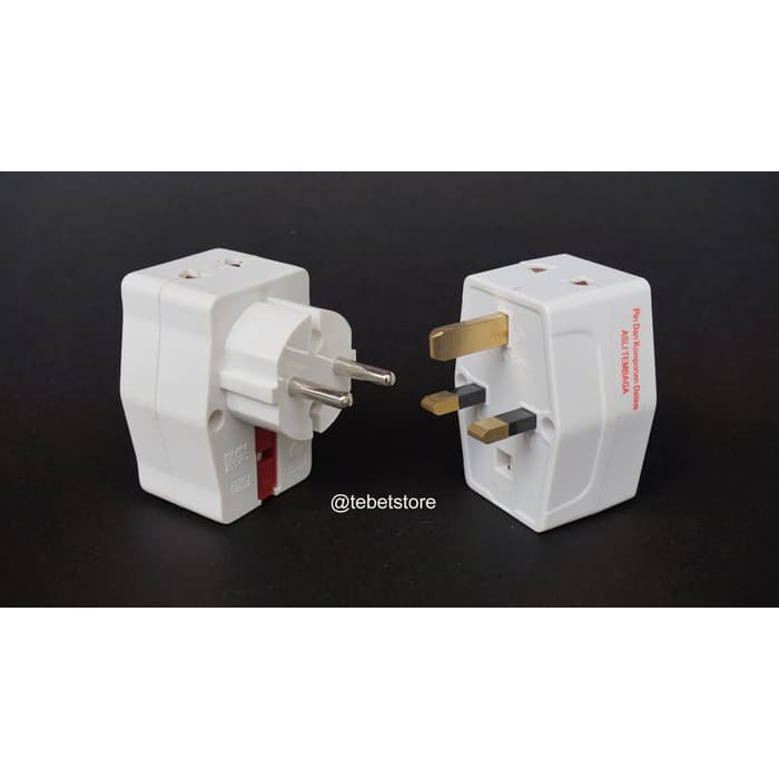 Jual Steker T / Tee Arde Kaki 3 Untuk 3 Colokan (Multifungsi) | Shopee ...