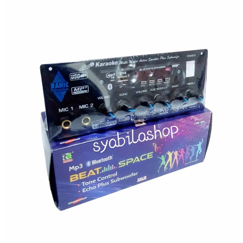 Jual KIT TONE KONTROL MIC ECHO PLUS SUBWOOFER MP3 BLUETOOTH BEAT SPACE ...