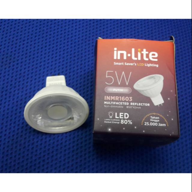 Jual INLITE SPOT LIGHT LED MR16 5W 220V 3000K | Shopee Indonesia