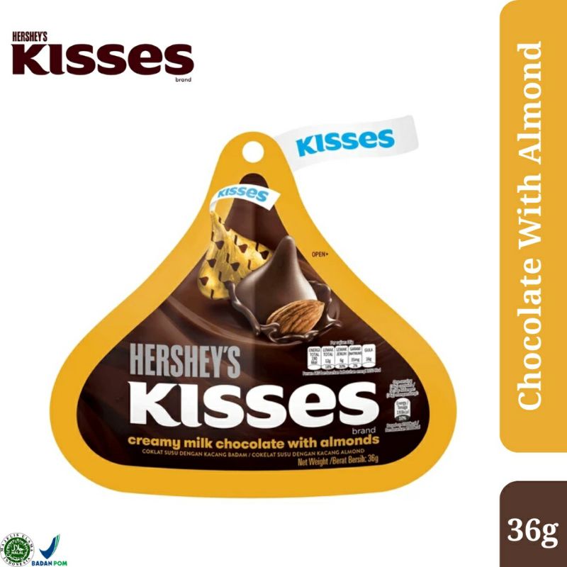 Jual [isi 8 Pcs] Hersheys Kisses Chocolate 36gr - Cokelat / Coklat ...