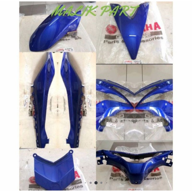 Jual paket full body halus aerox 155 2017-2020 biru original yamaha ...