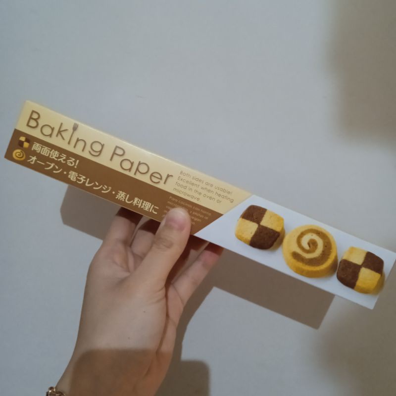 Jual Daiso japan baking paper kertas roti kertas baking kue bolu 25 cm ...