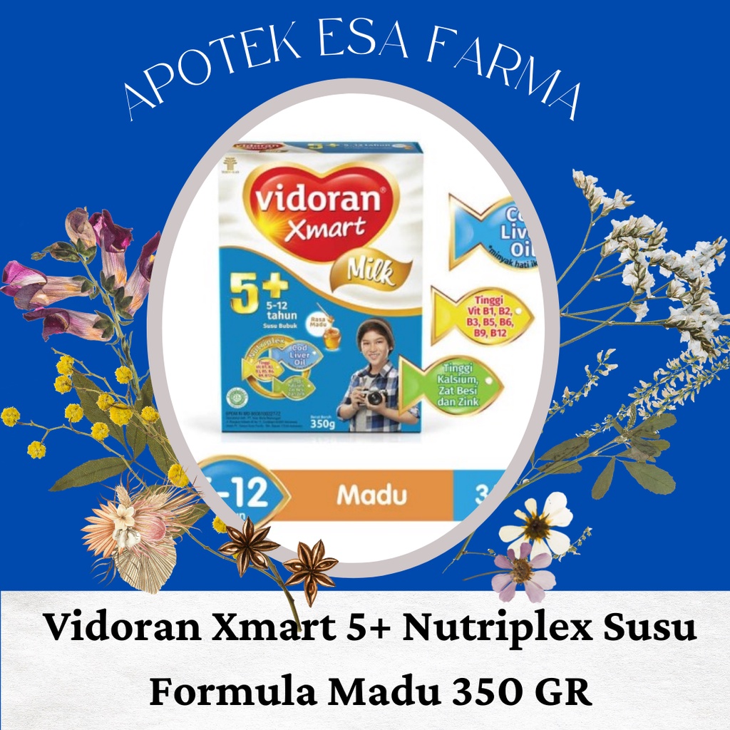 Jual Vidoran Xmart 5+ Nutriplex Susu Formula Madu | Shopee Indonesia