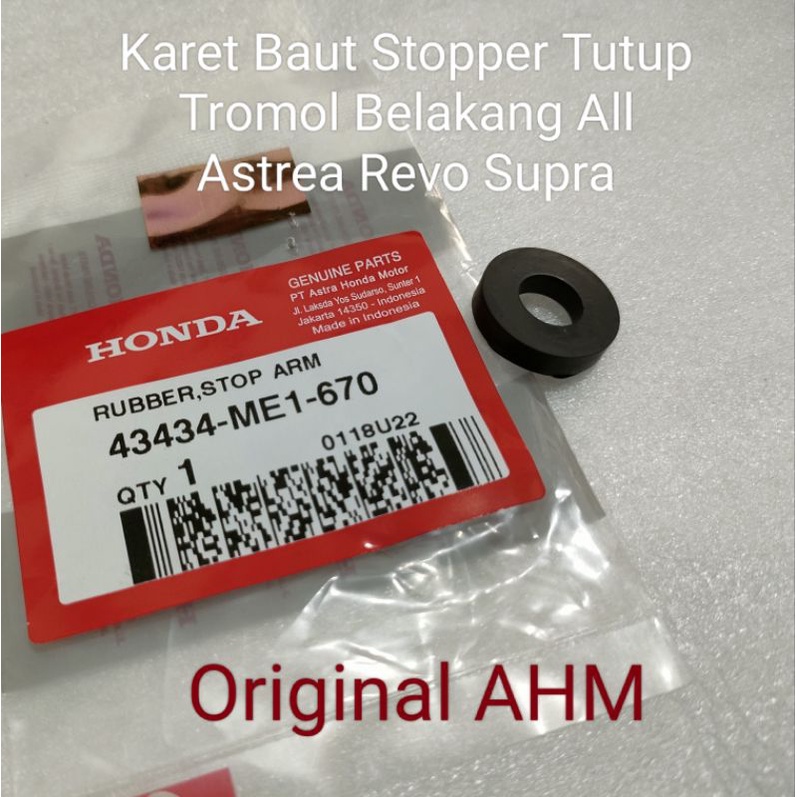Jual Karet Baut Stopper Tutup Tromol Belakang Astrea Supra Revo Ori AHM ...