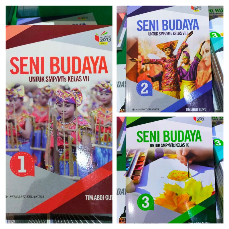 Jual Buku Pelajaran SMP : Seni Budaya Untuk SMP/MTs Kelas VII VIII dan IX K13 Revisi | Tim Abdi ...