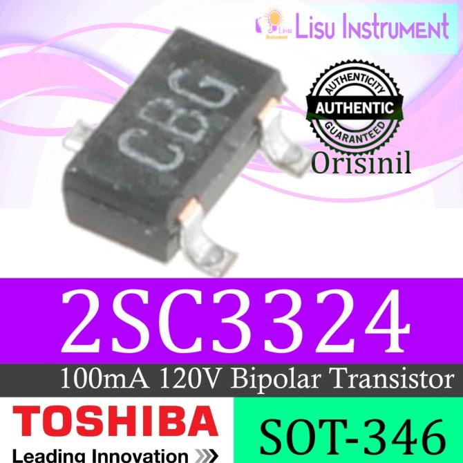 Jual 2SC3324 CBG 100mA 120V Bipolar Transistor SOT-346 Toshiba Original lisuin90 Murah | Shopee ...