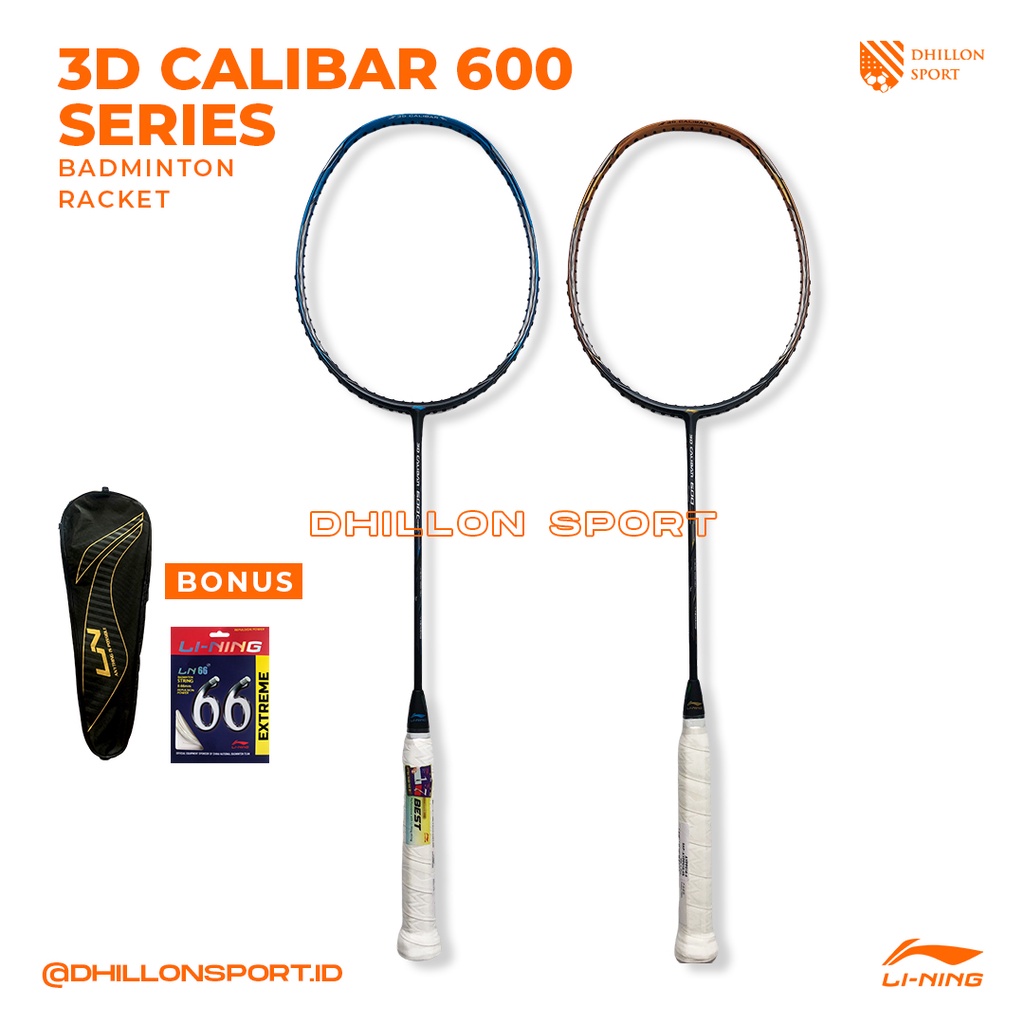 Jual Raket Badminton Lining 3D Calibar 600 600C Original | Shopee Indonesia
