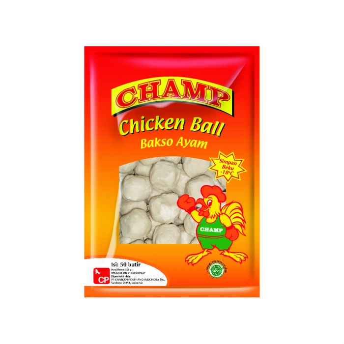 Jual BAKSO AYAM CHAMP CHICKEN MEATBALL 500GR BASO HALAL | Shopee Indonesia