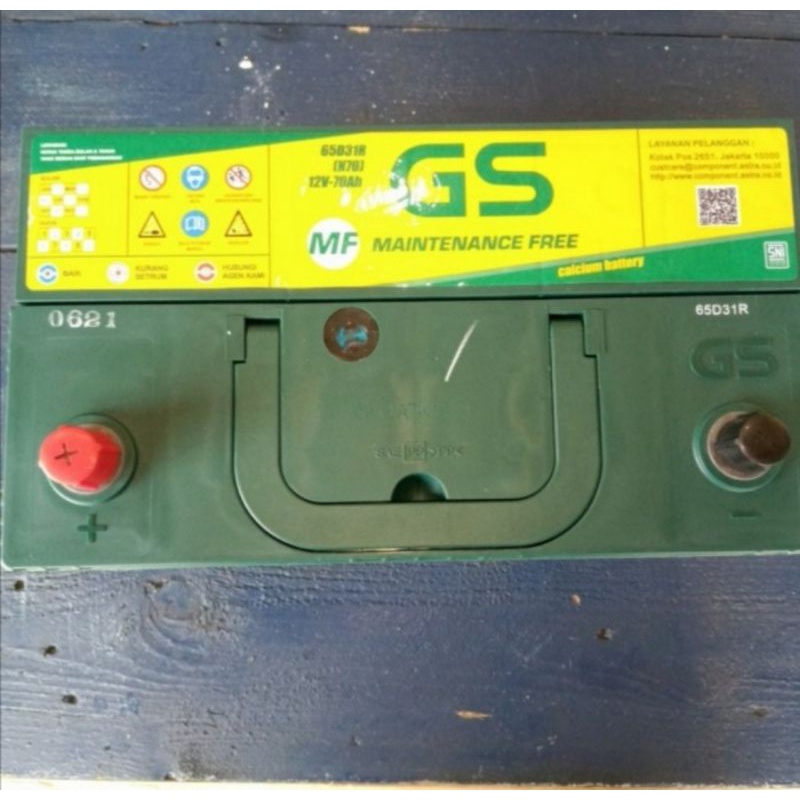 Jual AKI BATERAI KERING MF GS ASTRA N70/65D31R 12V 70AH GENSET MOBIL PANTHER KIJANG | Shopee ...