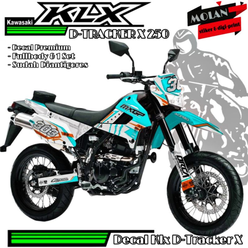 Jual Decal Sticker Striping Variasi Fullbody KLX D-TRACKER X 250 ...