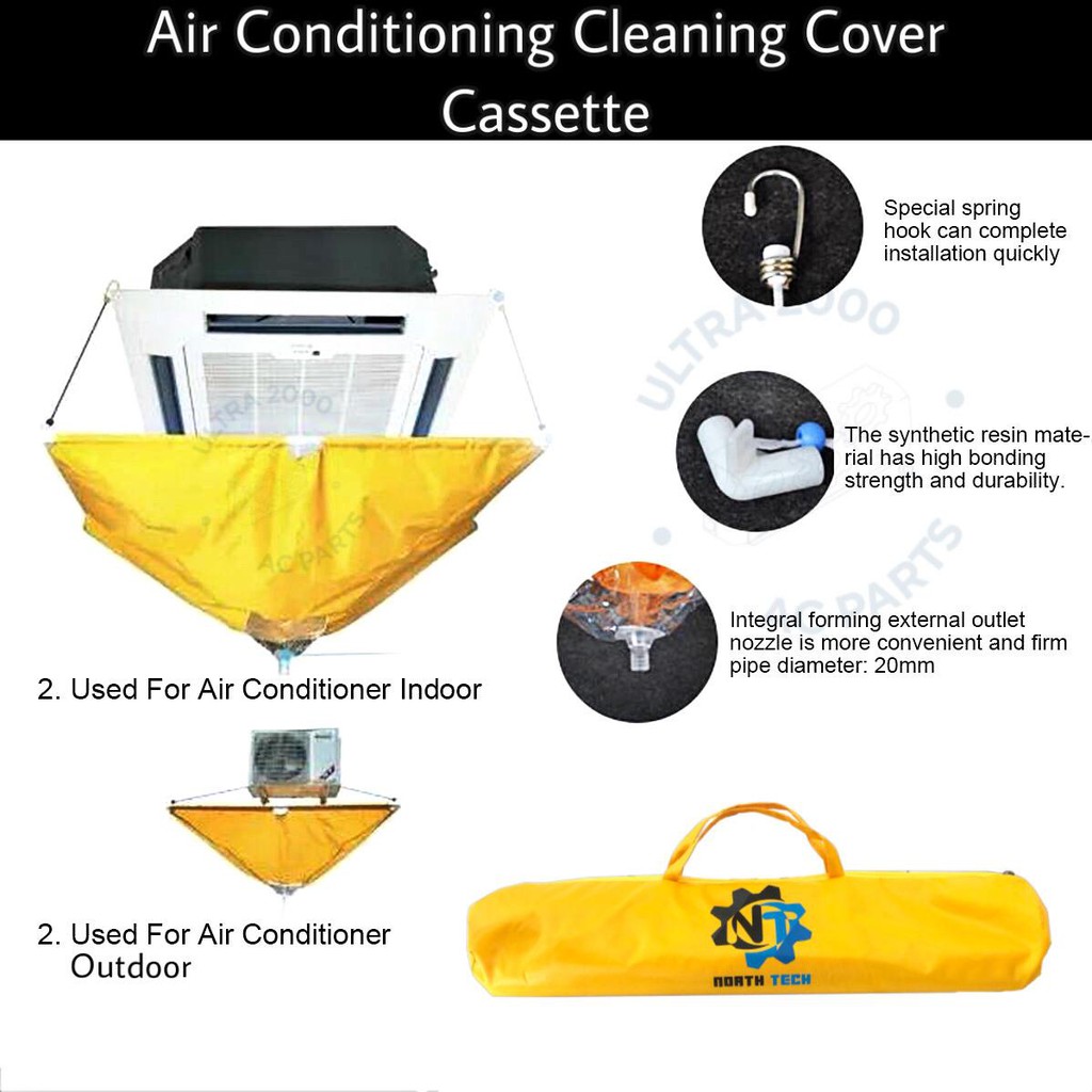 Jual PLASTIK CUCI AC CASSETTE / AIR CONDITIONING CLEANING COVER ...
