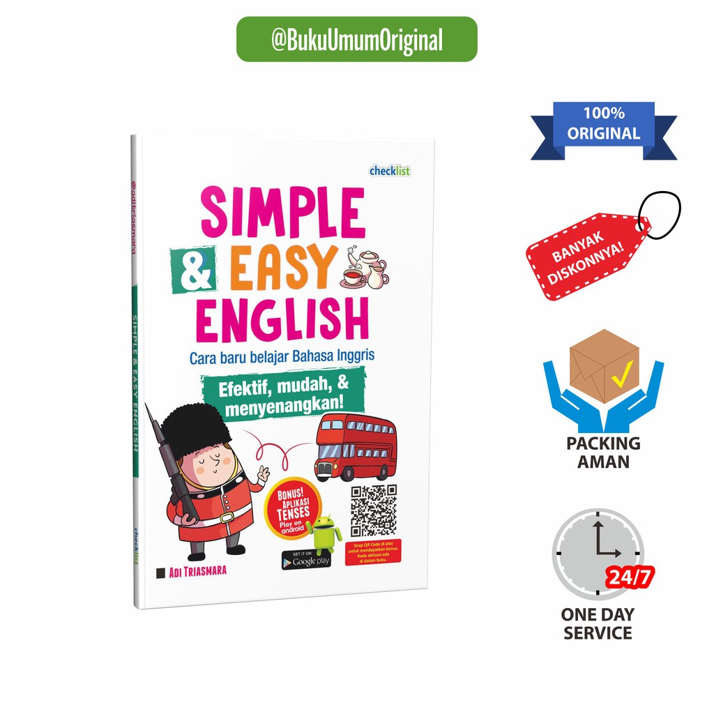 Jual Buku Bahasa Inggris Simple & Easy English | Shopee Indonesia