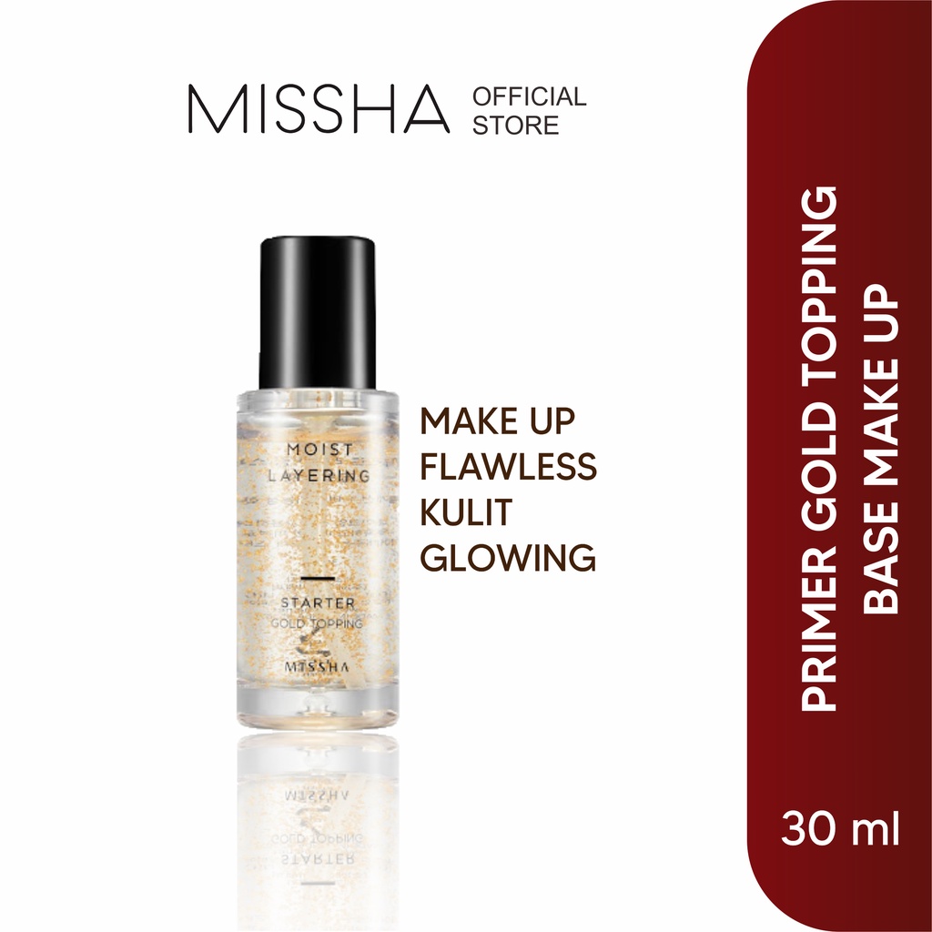 Jual Missha Moist Layering Starter Gold Topping 30ml - pelembab base ...