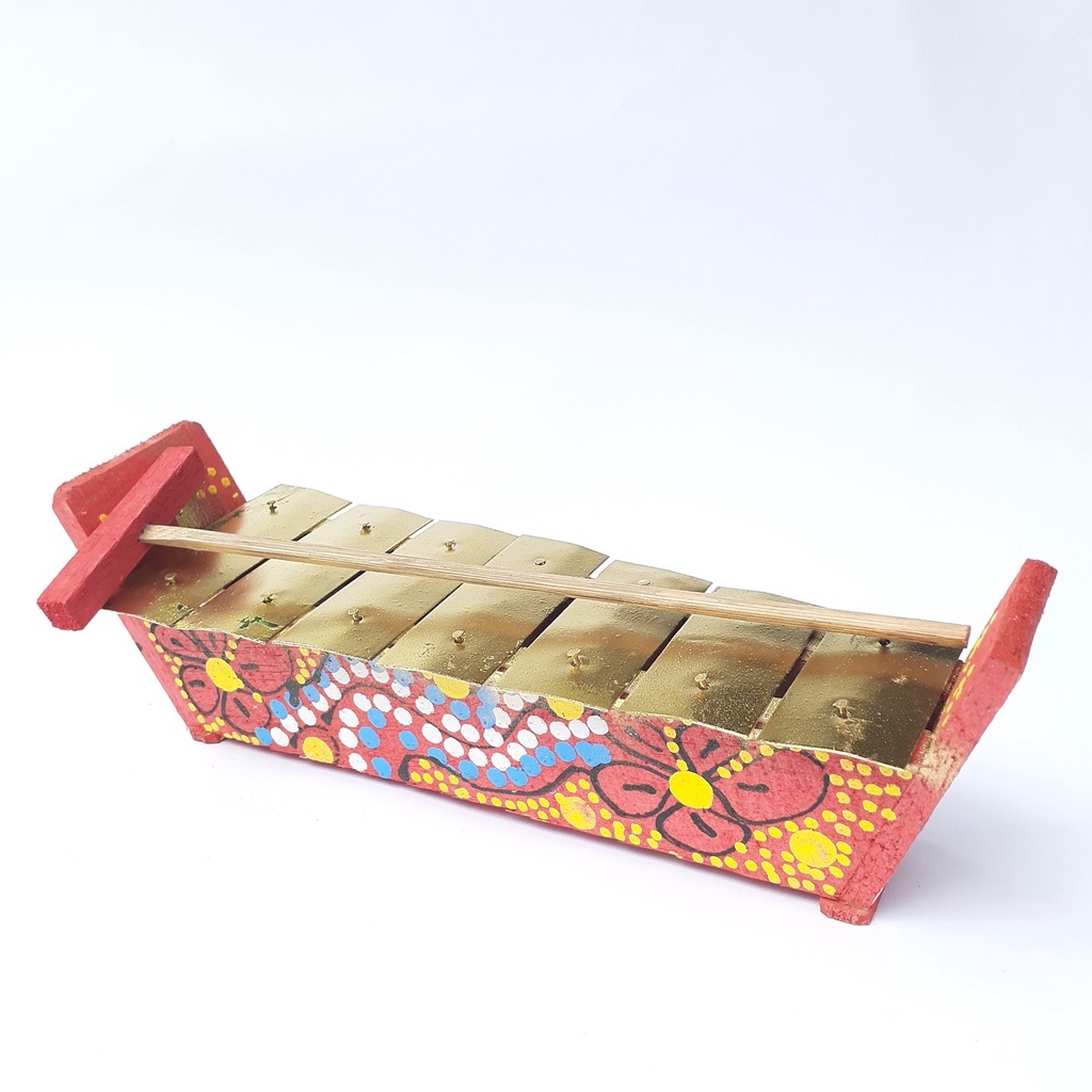 Jual Gamelan Mini Kayu Batik + Pentungan motif batik / Alat Musik ...