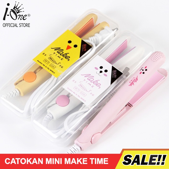Jual Catokan Mini Alat Catok Rambut Mini 2in1 Set Lurus dan Keriting ...