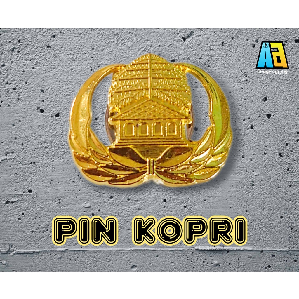 Jual Lencana Kopri Magnet-Peniti/Bros Kopri Magnet-Peniti/Pin Korpri ...